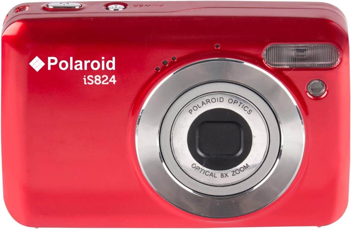 Test du Polaroid Is824 : caméra numérique rouge avec écran LCD ...